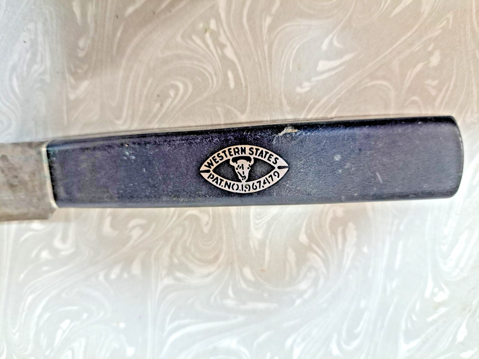 Vintage Western States Knives Kitchen Knife Bull Head Logo | eBay
