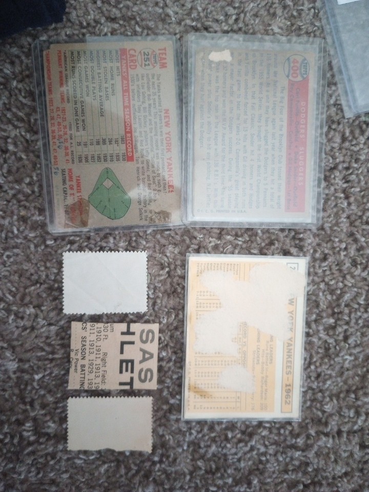 1956 Topps Mickey Mantle Lot 6 ITEMS READ POOR | eBay