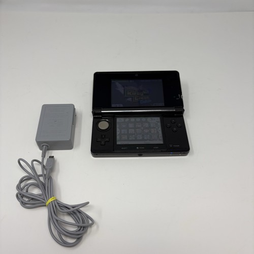 Nintendo 3DS Cosmo Black Handheld System - 64GB SD - Pre-Loaded w/ Lots ...