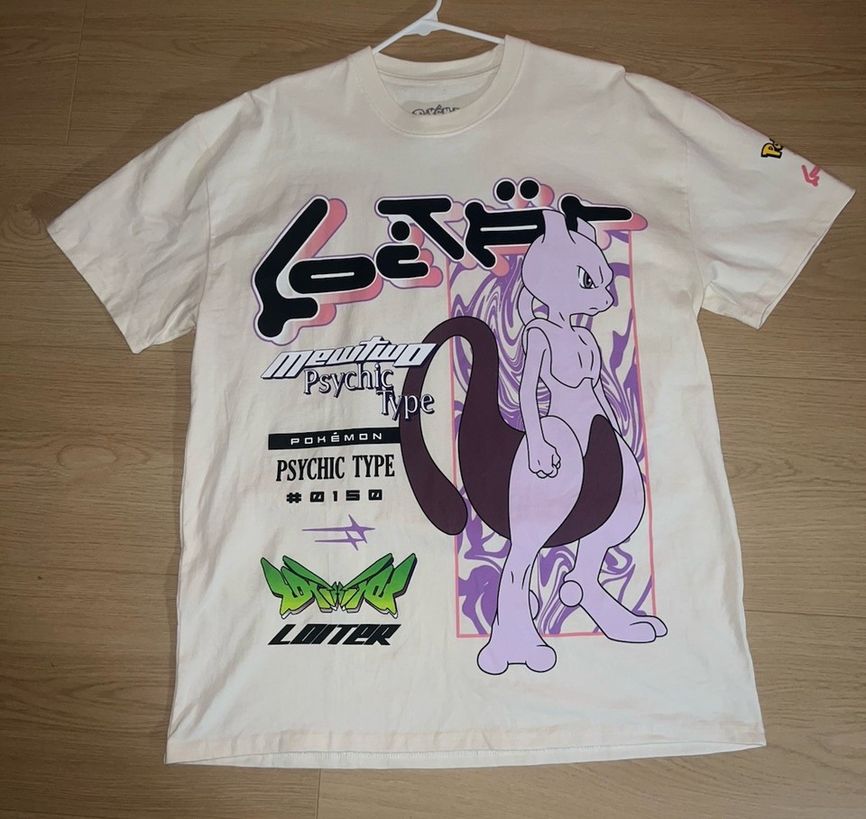 RARE Mewtwo Pokemon Nintendo T Shirt Size Oversized Small Japanese ...