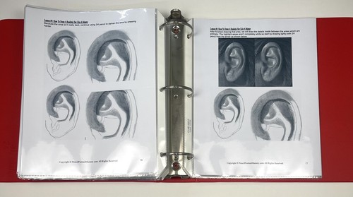 Pencil Portrait Mastery 12-Week Course Binder How-To Draw Guide Realism ...