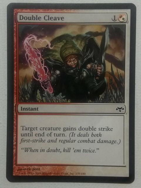 MTG Double Cleave Eventide 135/180 Regular Common for sale online | eBay