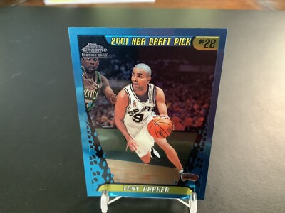 2001/02 Topps Chrome Tony Parker Rookie Card HOF | eBay