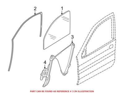 Genuine OEM Window Regulator Front Driver for BMW 51337286483 | eBay