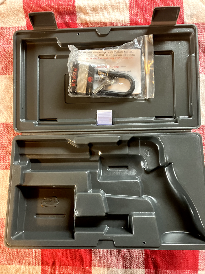 NICE RUGER FACTORY GREY HARD STORAGE CASE FOR SP101 .357 W/ RUGER LOCK ...