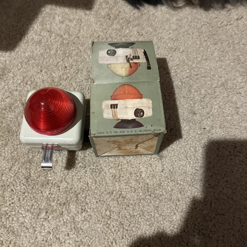 Meyer Guard-All Blinking Safety Light With Suction Cup- Vintage - NOS ...