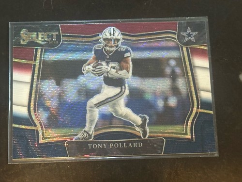 2022 Panini Select Tony Pollard Field Level Tri Color /75 Cowboys | eBay