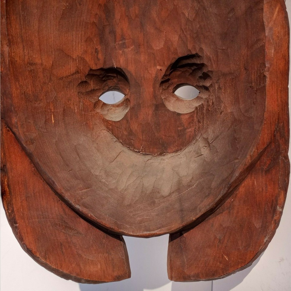 Guatemalan hand carving Wood Mask Mayan folks art Kukulkan chief ...