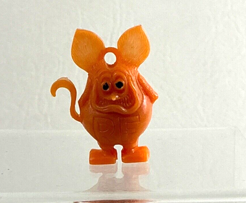 Rat Fink Charm Orange with ring hole Ed Roth Hot Rod Vintage Figure | eBay