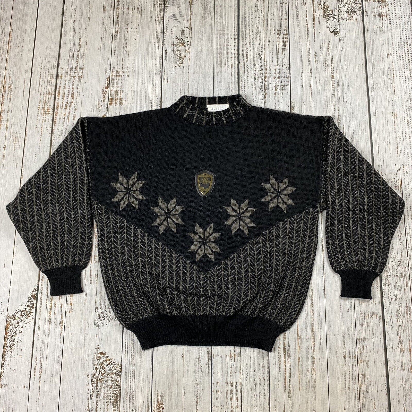 VTG 80S ALBERTO BASSAN OTAGO ROWING CLUB NEW ZEALAND UNIVERSITY SWEATER ...