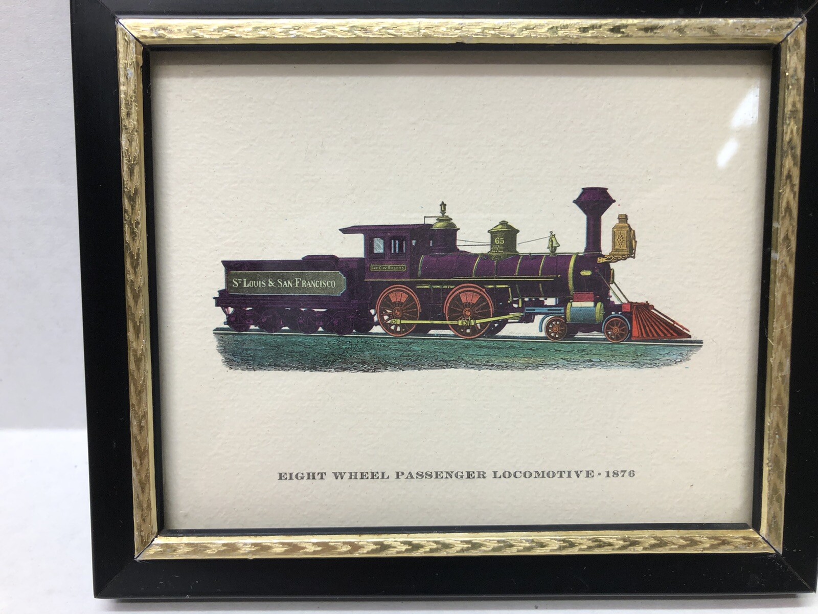 Vintage Train Railroad Locomotive Framed Prints Shadow Box Style | eBay