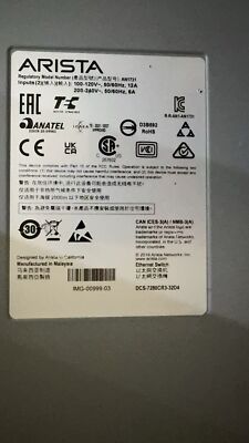 Arista DCS-7280CR3-32D4 32x100GbE QSFP and 4x400GbE QSFP-DD Ports ...