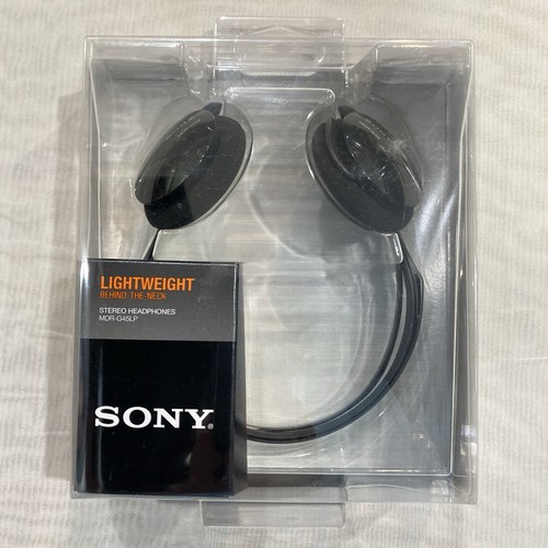 Sony MDR-G45LP Wired Behind The Neck Headphones, Black - Brand New ...