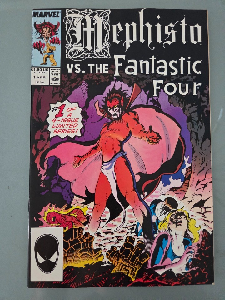 MEPHISTO VS. #1-4 (1987) MARVEL COMICS FULL SERIES JOHN BUSCEMA! X-MEN ...
