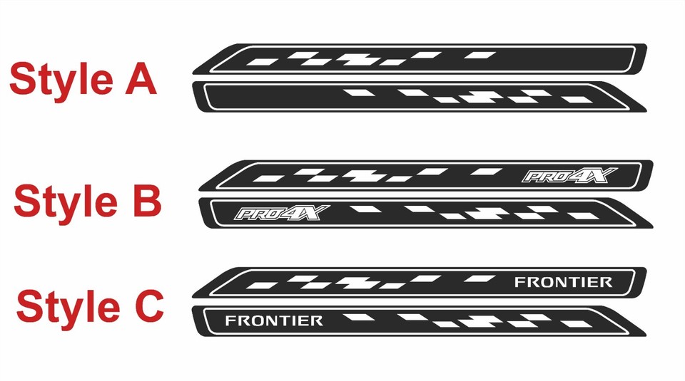 Side Rocker Panel graphics stripe Vinyl decals fits Nissan Frontier ...