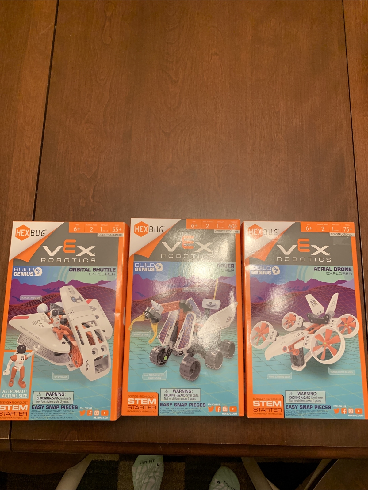 Hexbug VEX IQ Robotics Kit Drone Rover Shuttle Build STEM Science ...