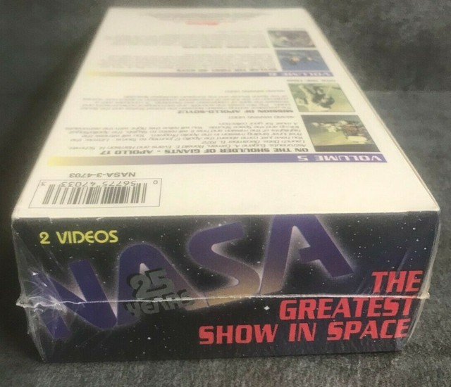NASA 25 Years: The Greatest Show in Space - Vols. 5 6 (VHS/EP, 1999, 2 ...