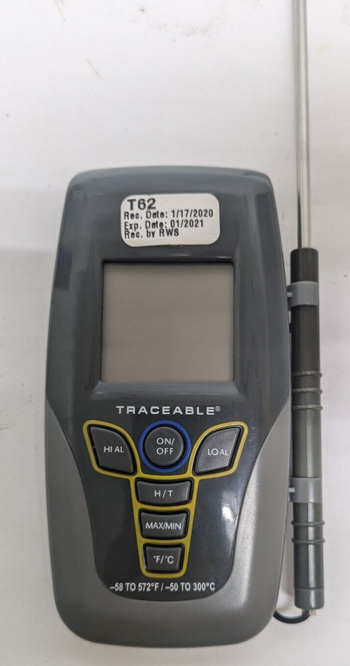Traceable Probe Thermometer -58 to 572F P/N 281 482-1714 | eBay