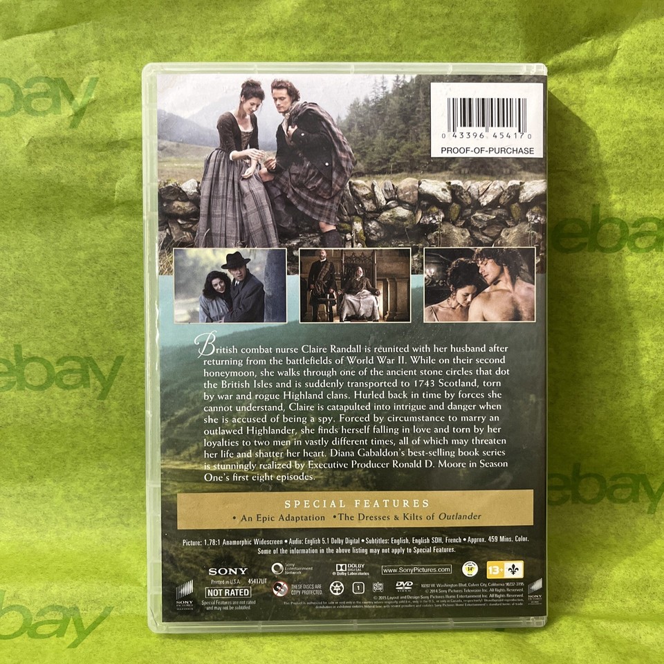 Outlander: Season 1, Vol. 1 (DVD, 2015, 2-Disc Set) 43396454170| eBay