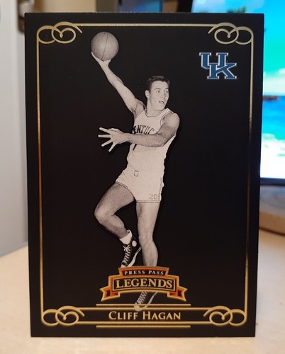 2008-09 Press Pass Legends *GOLD* 56/99 Cliff Hagan #46 HOF KENTUCKY ...
