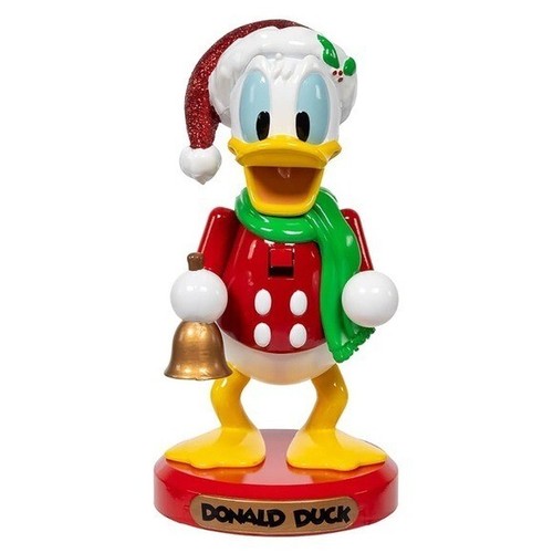 Disney Donald Duck Wooden Nutcracker NEW Red Glitter Christmas Decor | eBay