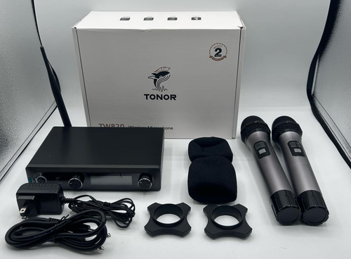 Tonor TW-820 Dual Wireless Microphone, Silver | eBay