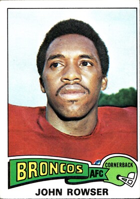 1975 Topps #498 John Rowser Very good | eBay