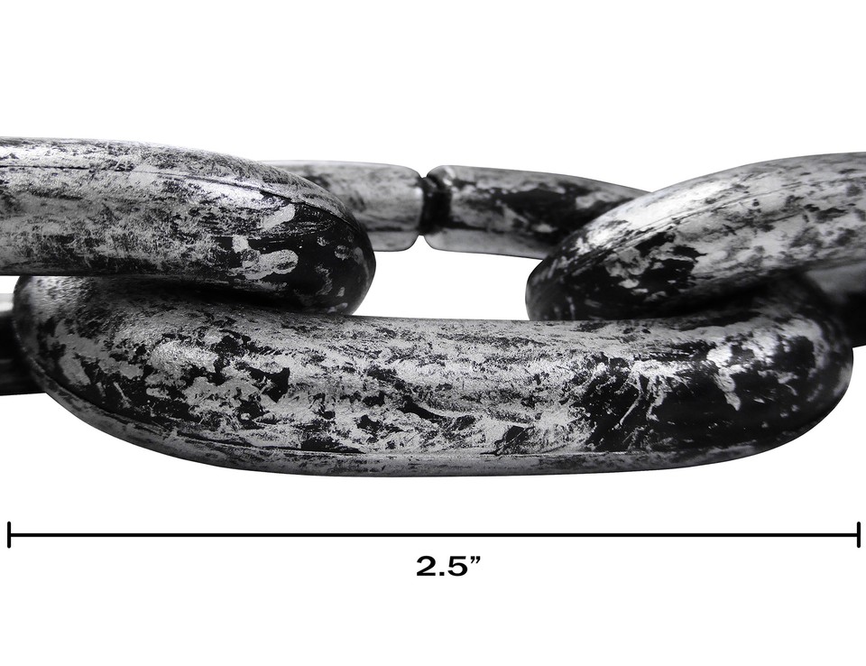 Plastic Prisoner Wrist Shackles Chain Handcuffs Cosplay Costume ...