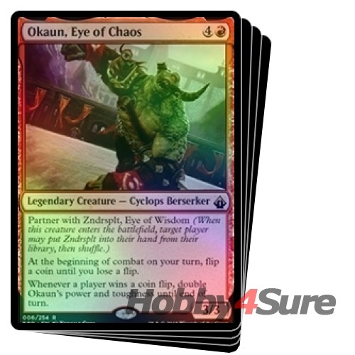 Foil Okaun, Eye Of Chaos X4 M/NM Magic: The Gathering MTG Battlebond | eBay