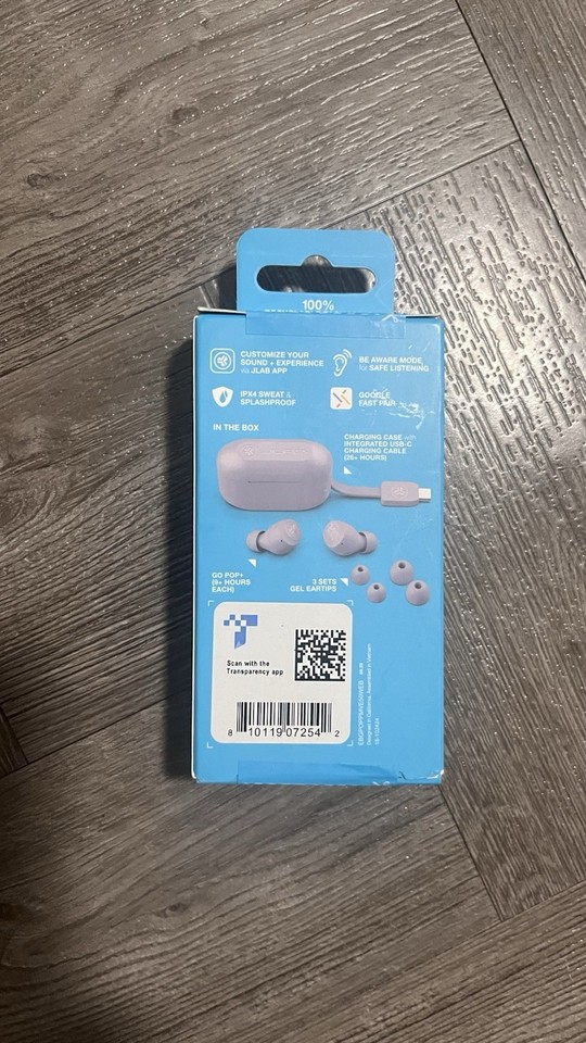 JLab Ear Buds Earbuds Inbox Never Opened Little Tape On Box | eBay