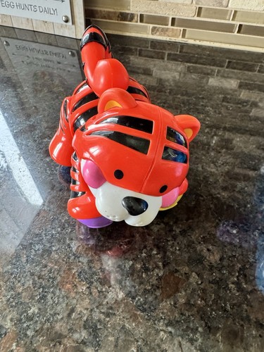 (4) Fisher-Price Click-Clack Joint Animals: Giraffe Elephant Tiger ...