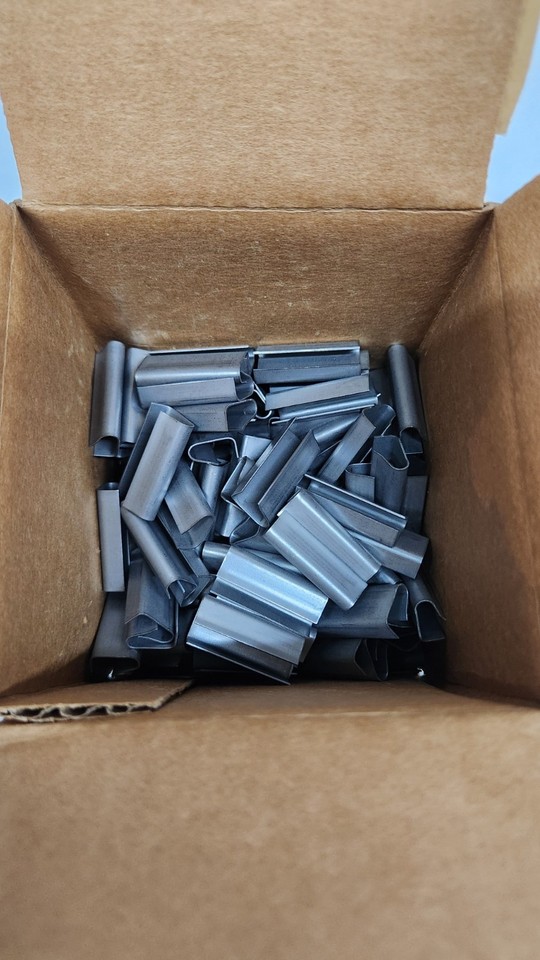 100 Piece S-40 1/2" Open Seals for Steel Strapping Banding Crimp Clips ...