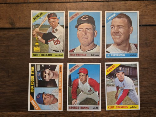 1966 Topps Baseball Lot of 6 EX-NM | eBay