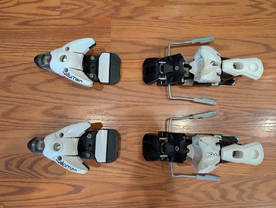 Salomon STH 14 Ski Bindings - White/Black | eBay