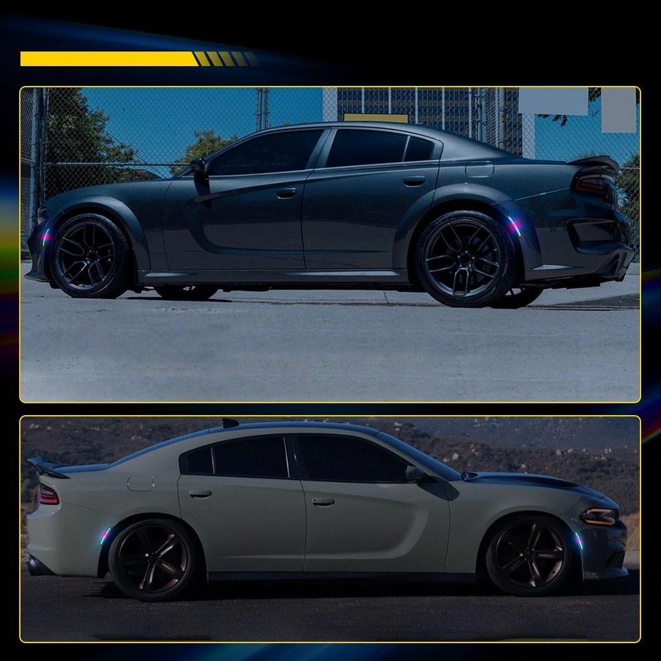 4xFront Rear Dynamic RGB LED Side Marker Light Lamp For 2015-2023 Dodge ...