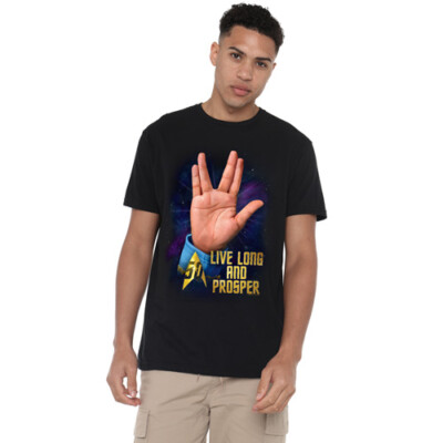 STAR TREK LLAP 50 Officially Licensed Men's Graphic Tee Shirt SM-6XL | eBay