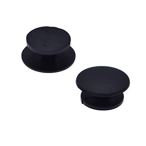 YEALQUE 250pcs Black Buckle Plastic Button Accessories Charm Backs For ...