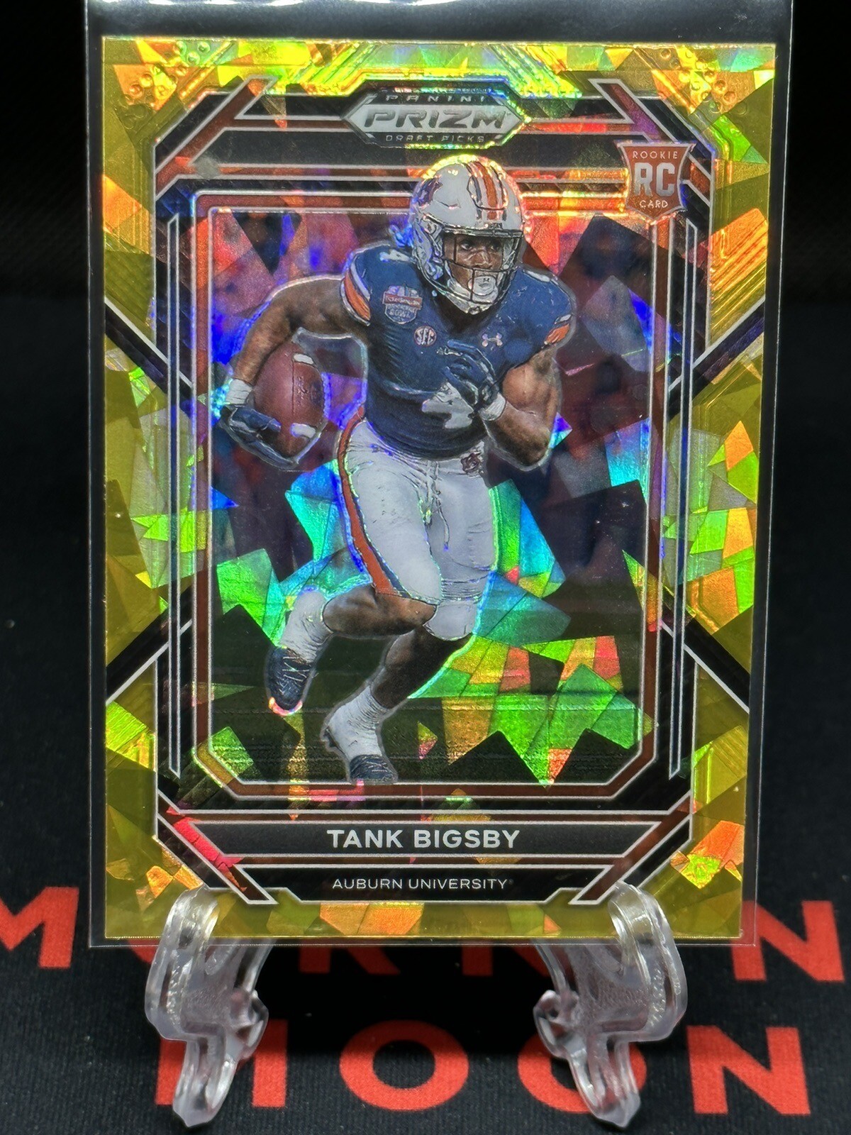 2023 Prizm Draft Picks Football Tank Bigsby Rookie Gold Cracked Ice ...
