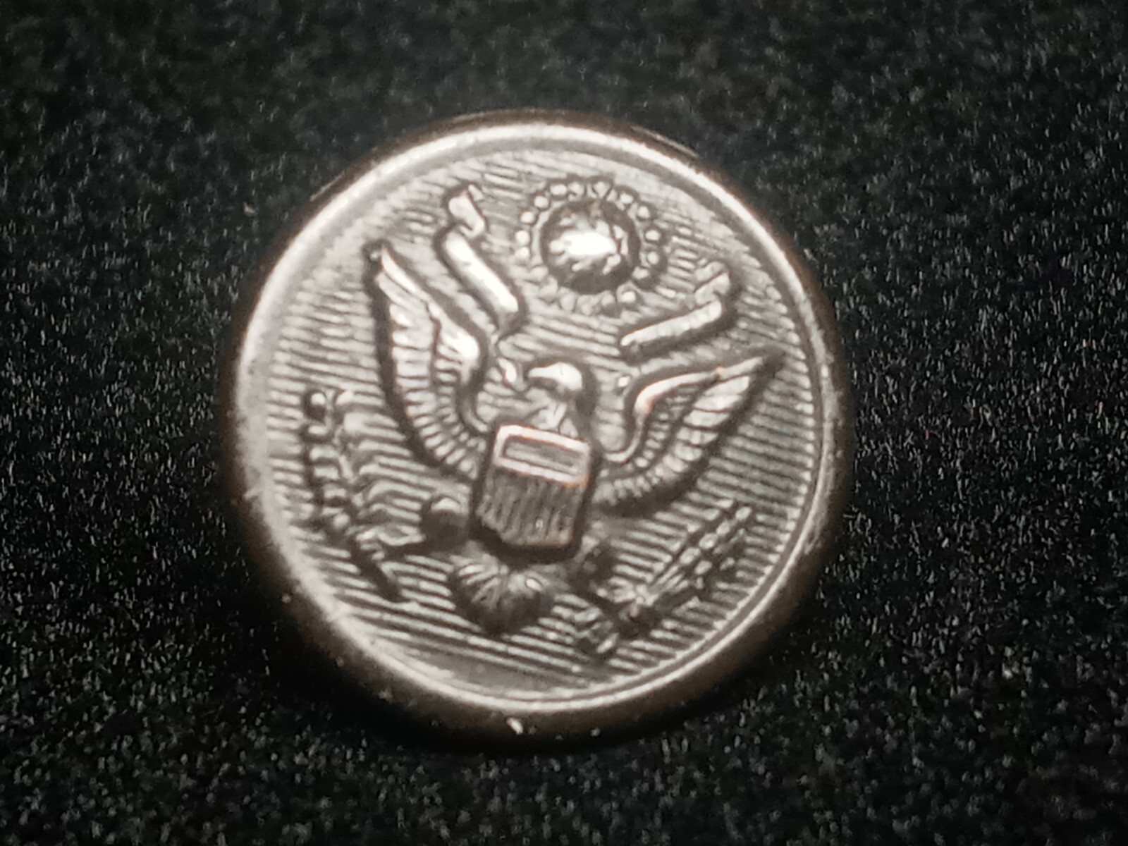 RL MFG Newark NJ Vintage antique metal military button eagle | eBay