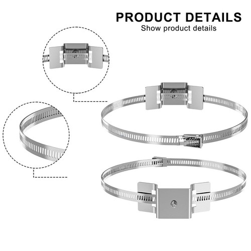 Adjustable Sign Holder Cylindrical Object Compatibility Easy ...
