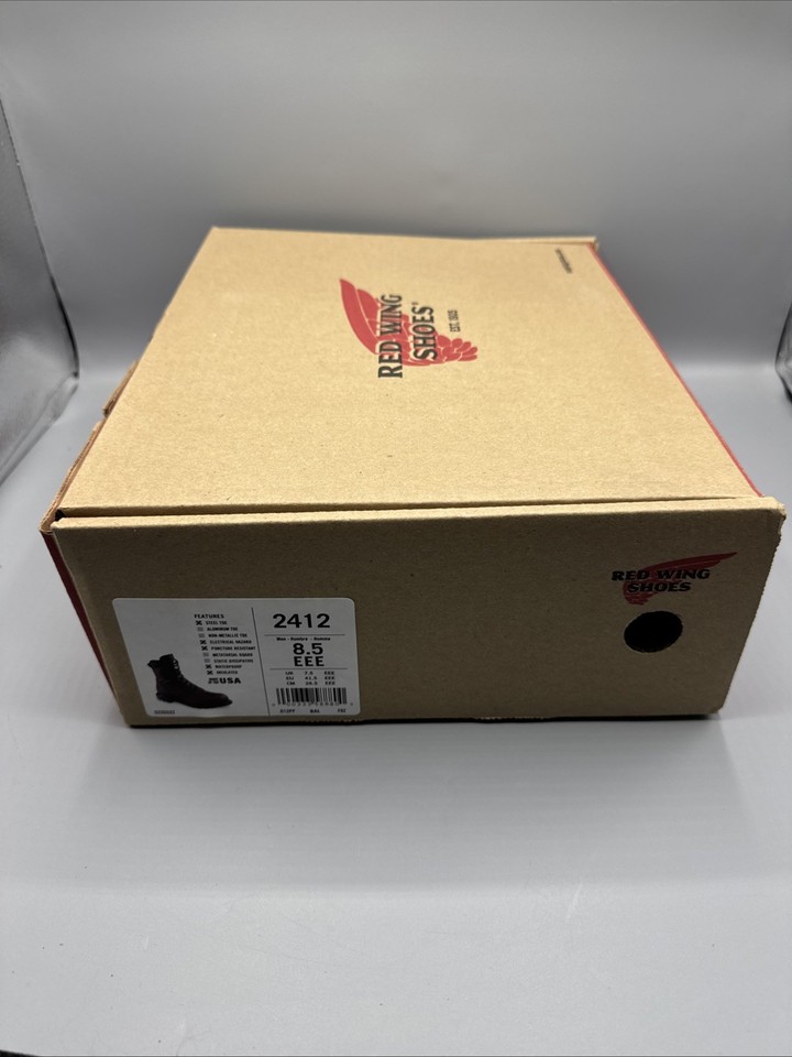 Red Wing Men’s 2412 Waterproof Safety steel toe Boots | eBay