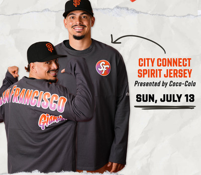 San Francisco SF Giants 2025 City Connect Spirit Jersey SGA sz Extra ...
