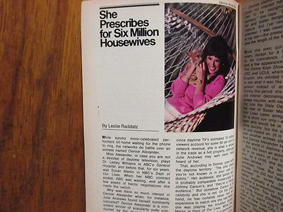 July-1973 TV Guide(DENISE ALEXANDER/FARRAH FAWCETT/KRISTEN BANFIELD ...