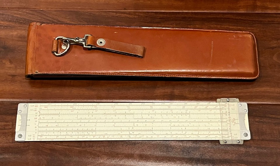Vintage Pickett N 3-T All Metal Slide rule W/Case | eBay