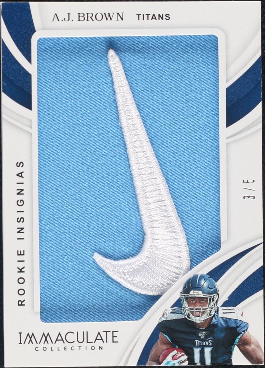 2019 Panini Immaculate Collection - Immaculate Rookie Logos A.J. Brown ...