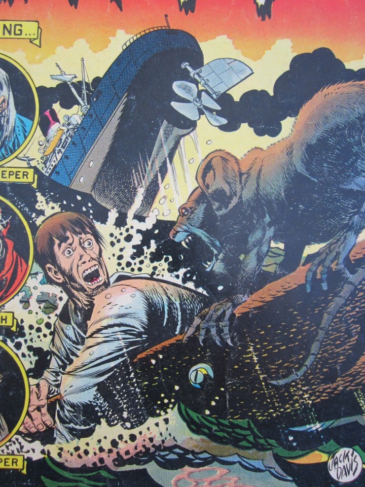 Tales From The Crypt #45 GD (EC, Dec. 1954) Jack Davis Giant Rat Attack ...