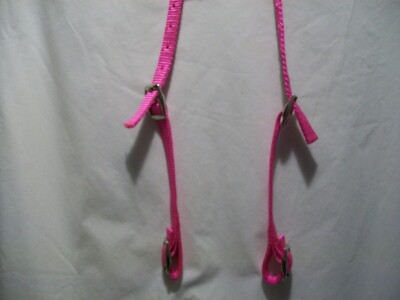 horse headstall bridle bubble gum barbie pink playdays barrel racing 4 ...
