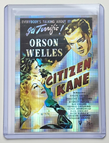 Citizen Kane Limited Edition Artist Signed Movie Poster Refractor Card ...