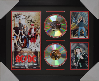 ACDC Signed Framed Limited Edition Memorabilia 2CD V1 AC/DC | eBay ...