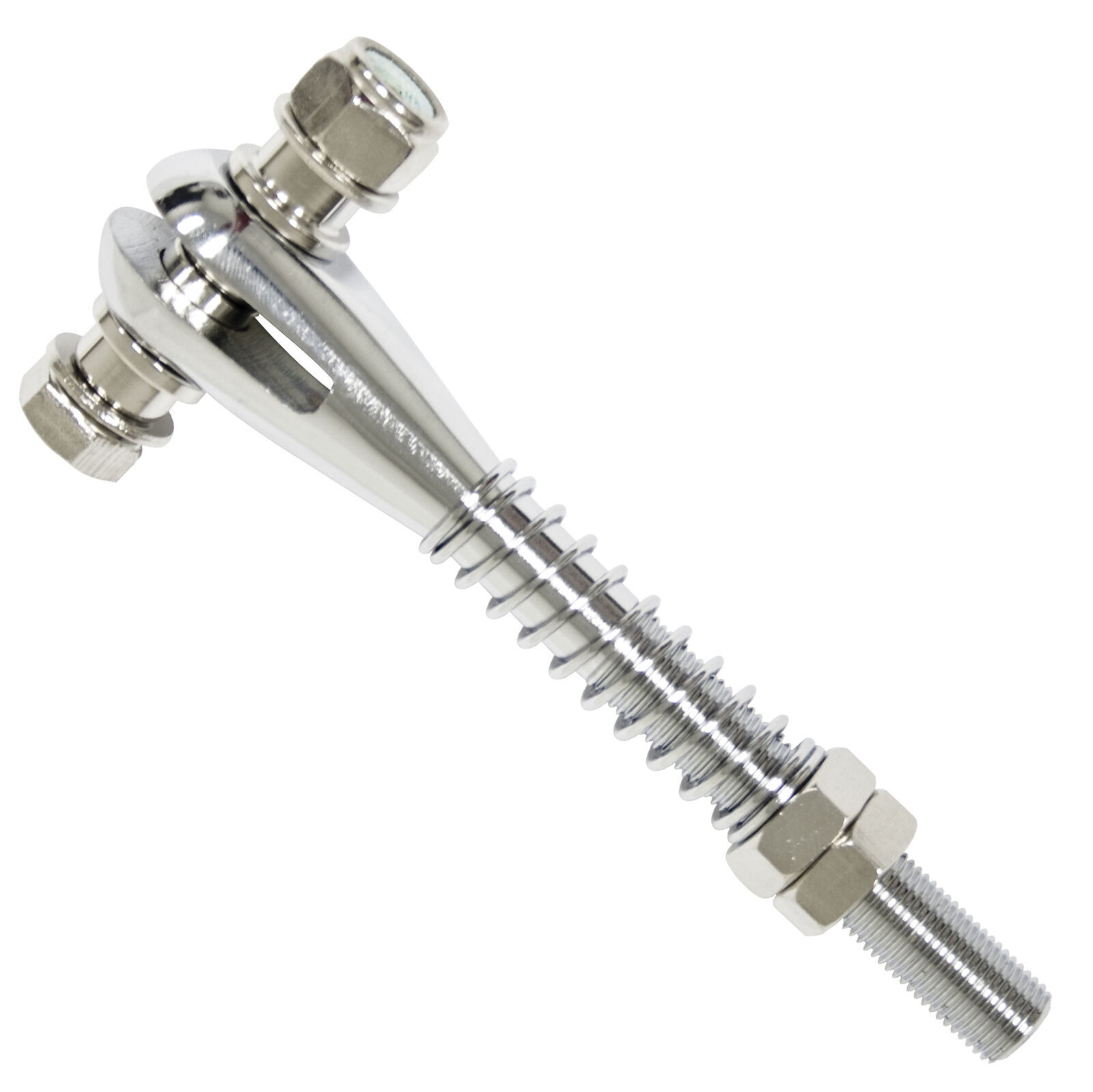 Empi 17-2681 Chrome Adjustable Clevis For Limit Straps With 9/16" Tab ...